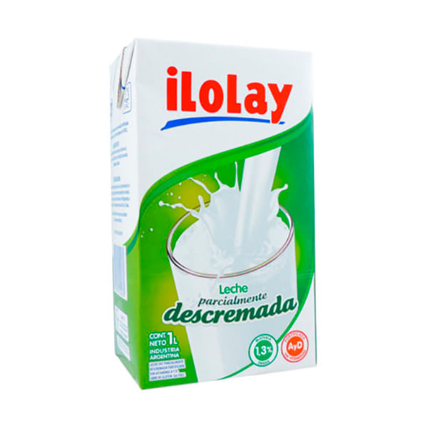 Leche Ilolay Larga Vida Descremada 1 L - Abastecedor