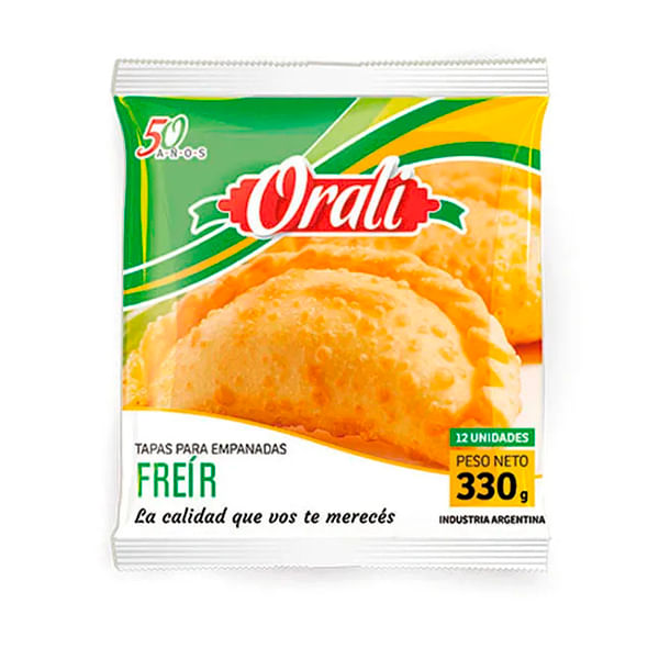 Tapas Para Empanadas Orali Para Freir 12 Un - Abastecedor