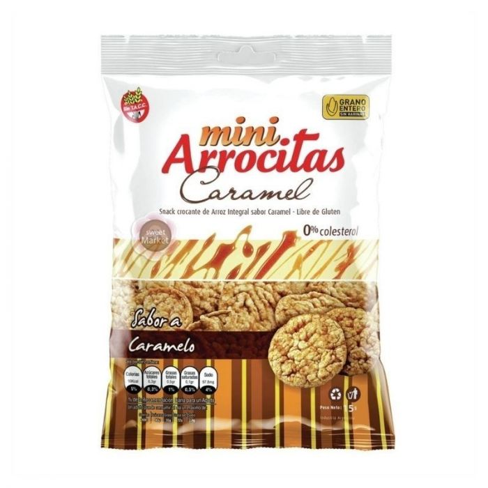 Galletas De Arroz Arrocitas Mini Caramel 53 g - Abastecedor